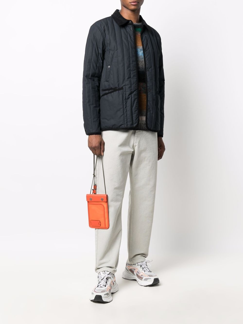 WOOLRICH x british millerain barrier Quilted Shirt Jacket